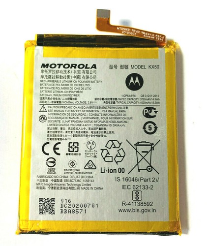 METRO PCS MOTOROLA MOTO G STYLUS XT2043 XT2115 BATTERY KX50 4000mAh 3 ...