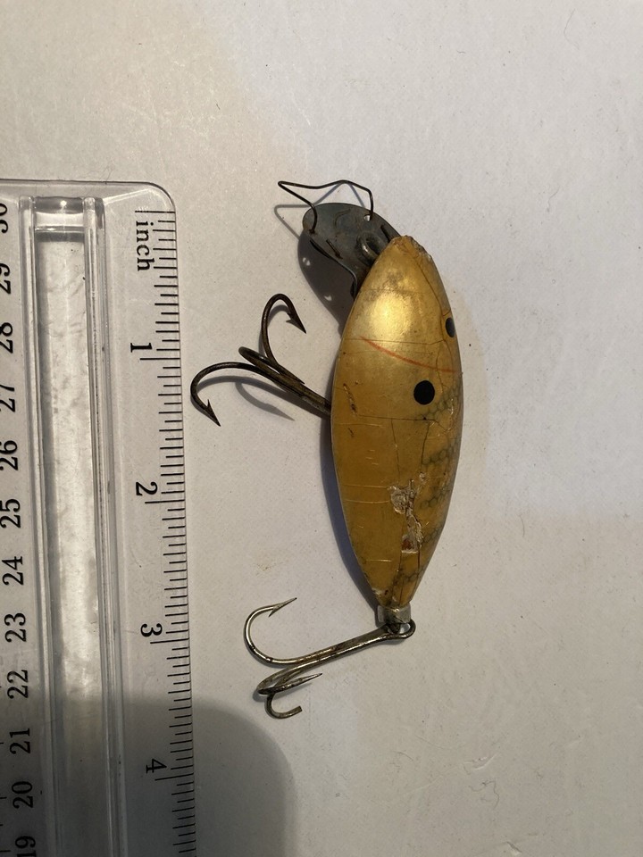 True Temper Shad. Vintage Wood Fishing Lure. | eBay
