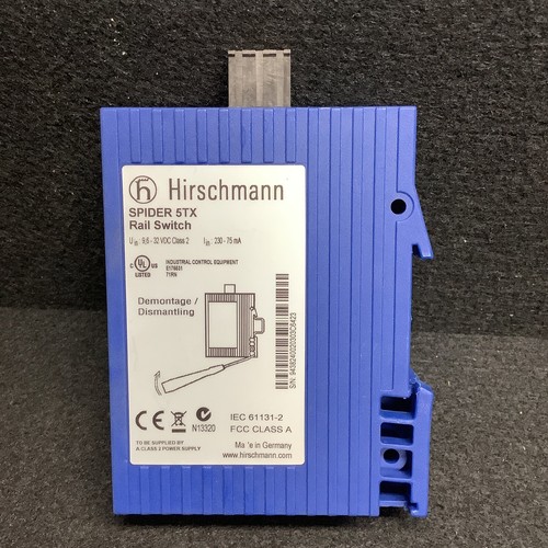 Hirschmann SPIDER 5TX Rail Ethernet Switch (ST947) | eBay