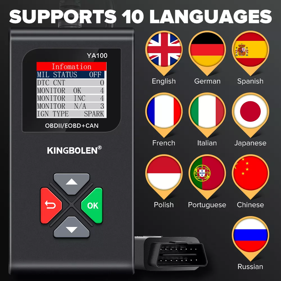 2025 YA100 Car OBD2 EOBD Scanner Diagnostic Tool Fault Code Readers Check Engine | eBay UK