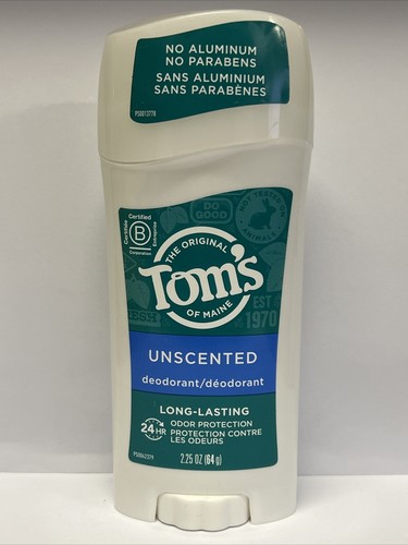 The Original Tom’s Natural Long-Lasting Deodorant, Unscented, 2.25 oz ...