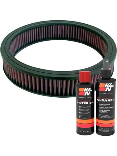 K&N Air Filter E-1450 + Recharge Kit fits OLDSMOBILE CUTLASS 305 V8 2 ...