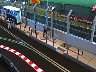 Slot Track Scenics 3 Pit Walls 1:32 Decoration Car Racing Track STS PL ...