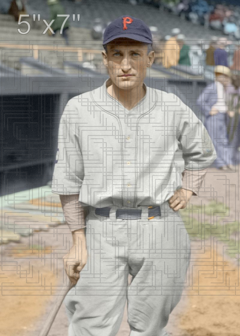 Johnny Rawlings - 1925 Pittsburgh Pirates - choose a size - colorized ...