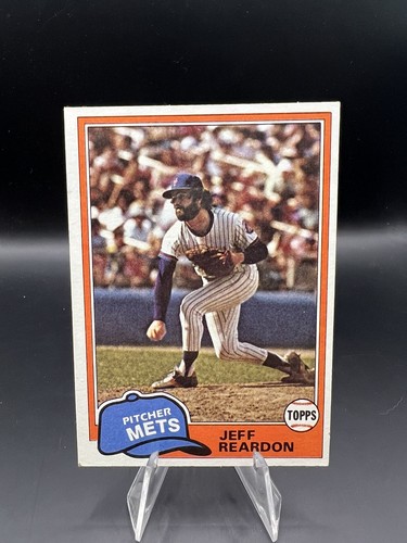 1981 Topps Jeff Reardon RC #456 New York Mets | eBay
