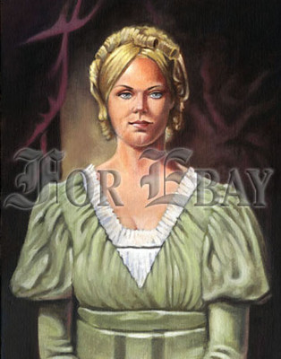 ANGELIQUE BOUCHARD 20x24 Portrait on Canvas_DARK SHADOWS | eBay