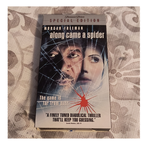 Paramount Along Came a Spider VHS 2001 NTSC R Morgan Freeman Thriller ...
