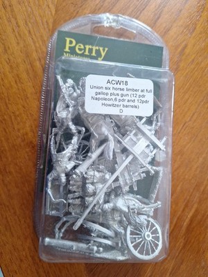 Perry Miniatures Lead Figures with Horses & Guns. NOT TOYS. Wargaming ...