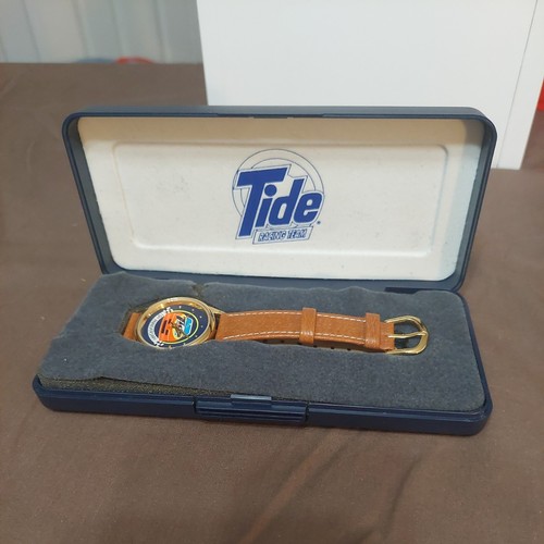 Vintage Tide Racing 10th Anniversary Watch w/Brown Leather Band | eBay