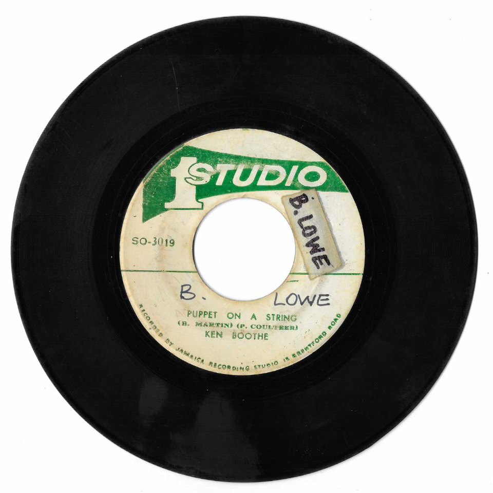 Ska-Ta-Lites/Ken Boothe "Willow Weep/Puppet On A String" Reggae 45 7 ...