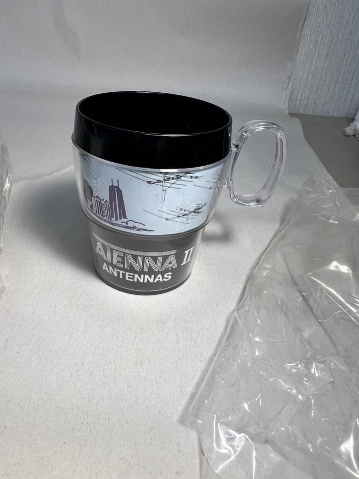 Vintage Zenith Advertising Plastic Cups tumblers coffee cups TV Radio ...