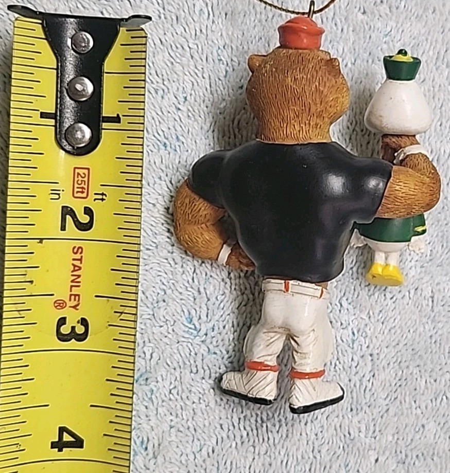 Vtg Y2K Oregon State Beavers 3.5" Rivalry Ornament Choking Oregon Duck ...