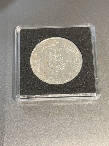 1966 Australia Round Fifty Cent - 50c coin - 80% Silver In Black ...