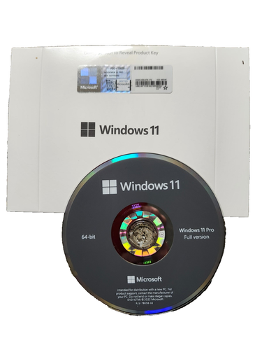 Windows 11 Pro 64 Bit operating system English 1PK OEI DVD New in ...