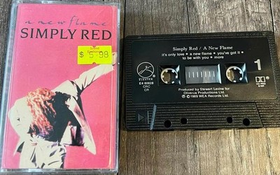 Simply Red - A New Flame Cassette Tape VG+ C8 | eBay