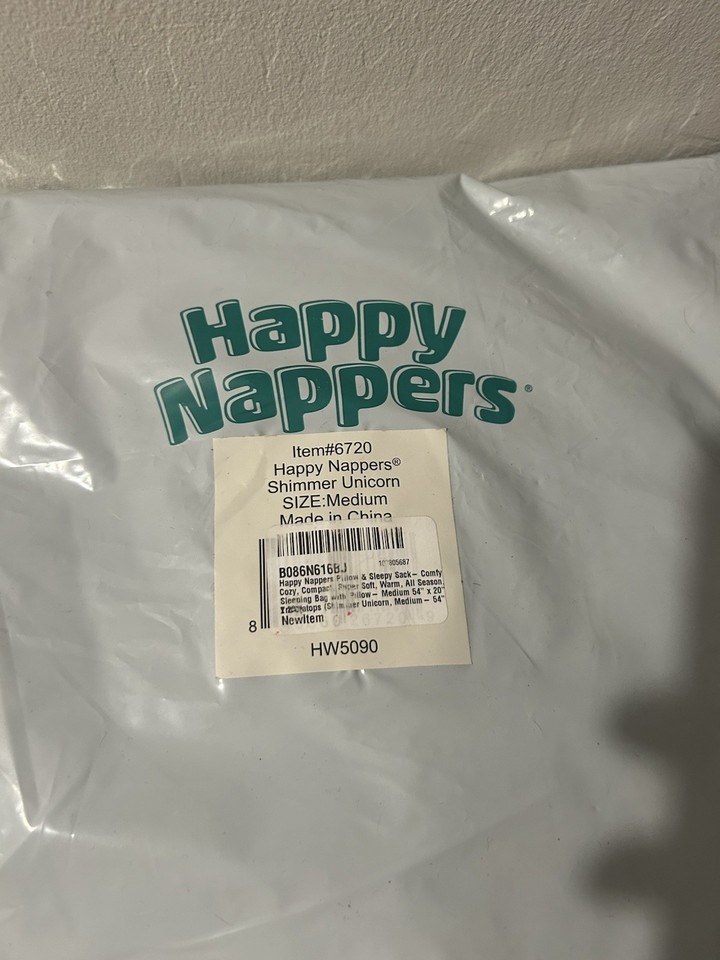 Happy Nappers Pillow Sleepy Sack Comfy Cozy 54” x 20” Arianna Unicorn ...