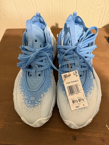 adidas Trae Young 3 Semi Blue Burst Men Basketball Hoopers Shoes IE2707 ...