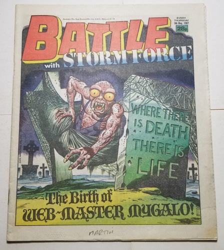 Battle w/ Storm Force #627 VF (May 9 1987, IPC UK) Web-Master Mygalo ...