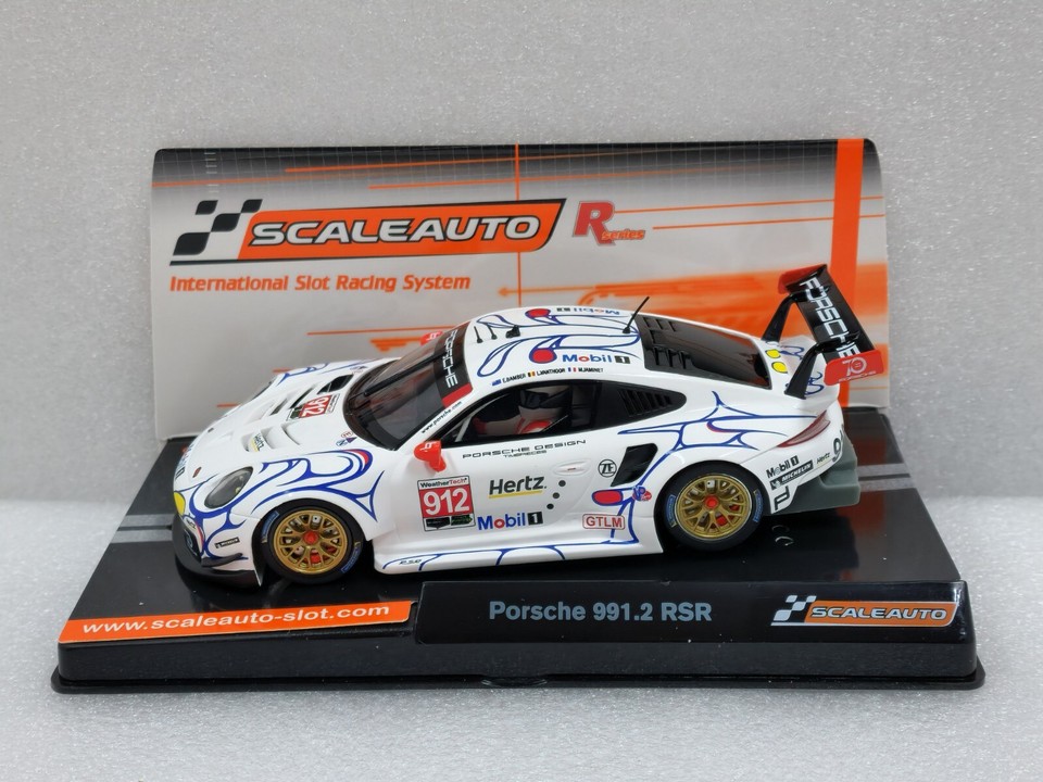 Scaleauto SC-6245R Porsche 911 RSR GT3 Mobil 1, #912 Petit Le Mans 1:32 ...