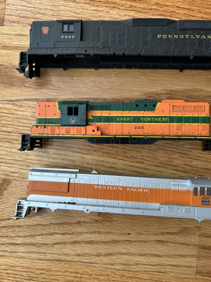 VINTAGE HO Scale Shells PENNSYLVANIA RAILROD 7607 - LOCOMOTIVE Shells ...