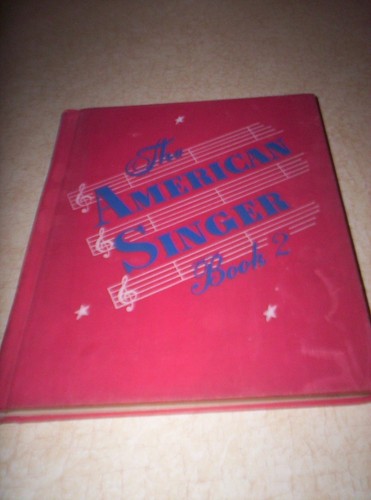 VINTAGE MUSIC BOOK AMERICAN SINGER BOOK 2 1950 NICE GRAPHICS!! | eBay