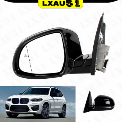 Black Left Driver Side Mirror For BMW X3 G01/08 2018-2021 5Pins W ...