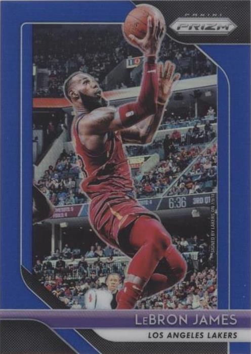 2018-19 Panini Prizm - LeBron James #6 Blue Prizm /199 for sale online ...