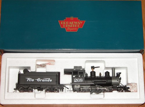 On30 BROADWAY LIMITED 900 C-16 2-8-0 STEAM LOCOMOTIVE D&RGW 268 DC DCC ...