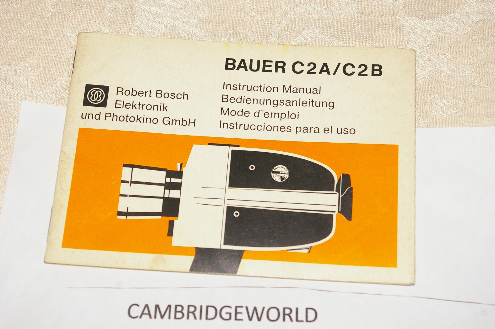 BAUER C2A C2B INSTRUCTION MANUAL GUIDE BOOK GENUINE ORIGINAL | eBay