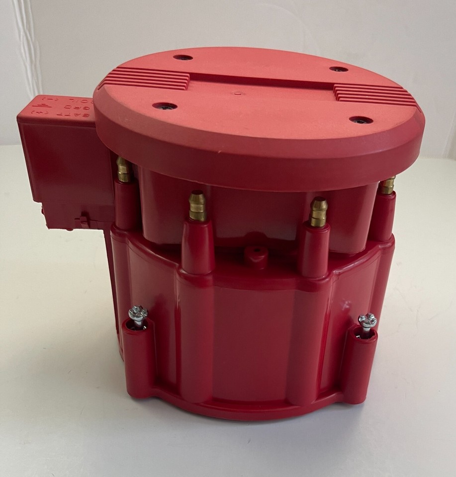 RED HEI Distributor SUPER CAP +RED ROTOR + 65,000 V HI-OUTPUT Coil ...