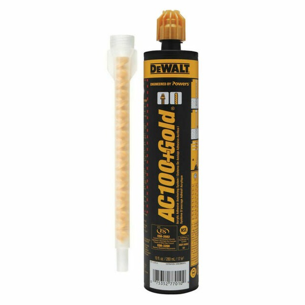 DEWALT AC100+ Gold Adhesive Anchoring System - 10oz for sale online | eBay