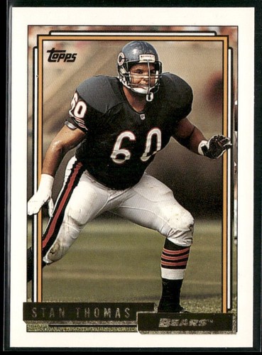 Stan Thomas 1992 Topps #283 Gold Chicago Bears | eBay