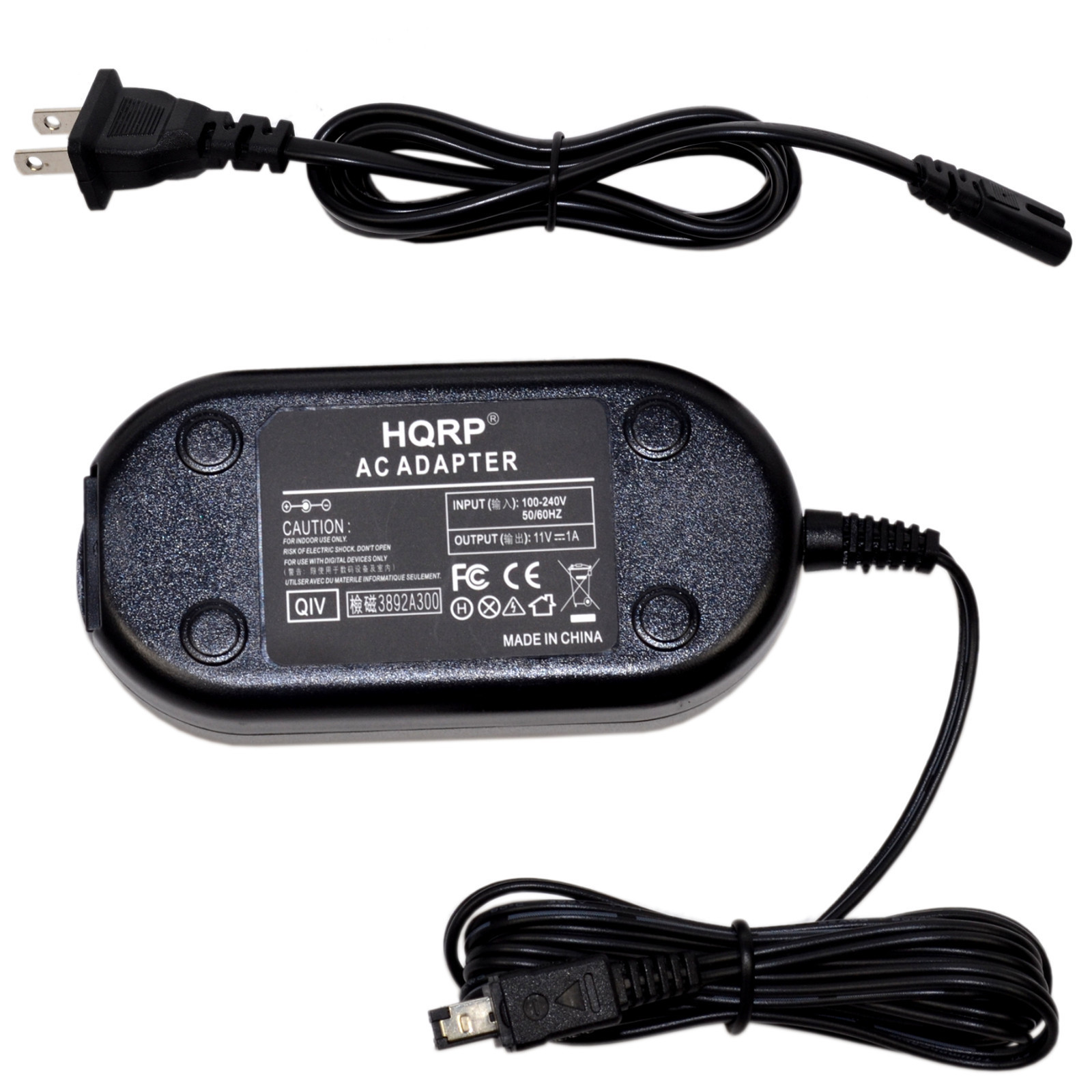 AC Adapter for JVC Everio GZ-MG130 GZ-MG155 GZ-MG255 GZ-MG330 Black ...