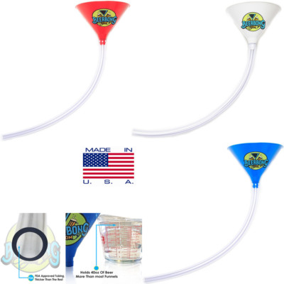 3 Large Beer Bong Funnel (3’ Long) Fun for Tailgating | Beer Funnel ...