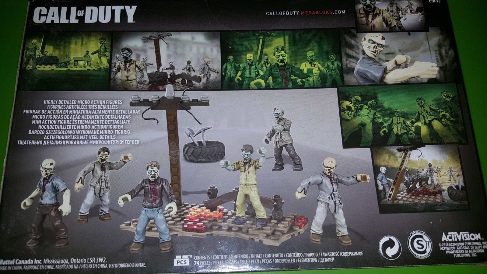 Call of Duty Collectors Series Zombies Horde Construction CNF16 Brand ...