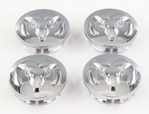 DODGE RAM 1500 JOURNEY CARAVAN CHROME USED OEM CENTER CAPS SET 4 ...