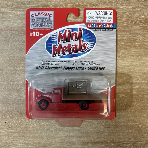 HO Classic Metal Works Mini Metals 41/46 Chevrolet Flatbed Truck Swift ...