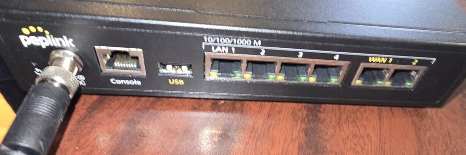 Peplink Wired Router for Internet Balance Two High-Speed 1Gbps WAN VPN ...