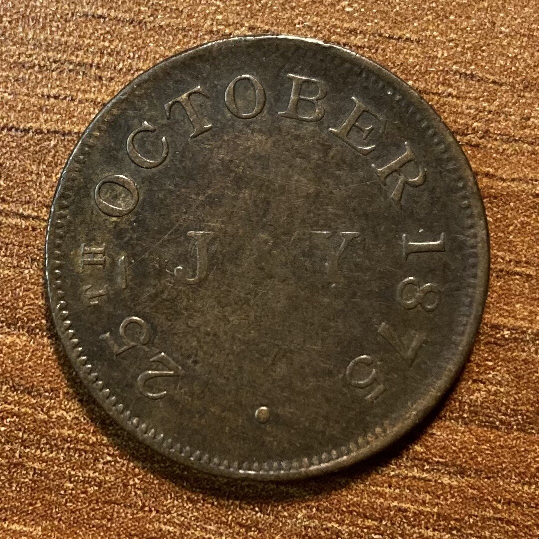 Belize Token (British Honduras) Jones & Young 3 Halfpence 1 1/2d RARE ...