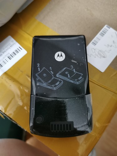 Motorola RAZR V3i Unlocked Cell Phone Black 2G GSM Original Flip Mobile ...