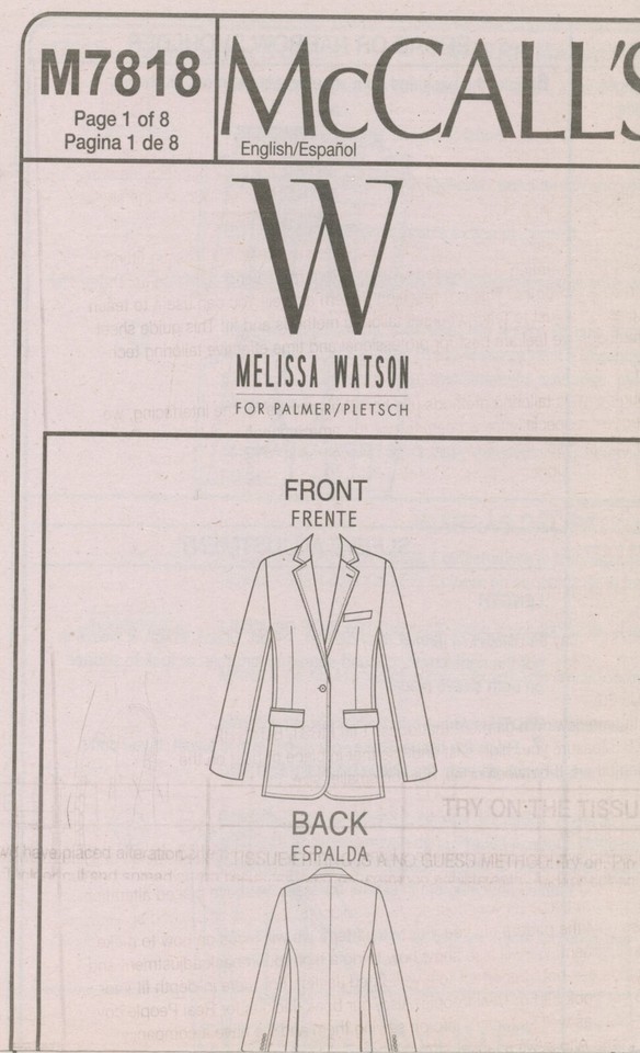NO ENVELOPE McCall's & Simplicity Sewing PATTERNS WITHOUT PACKAGING | eBay