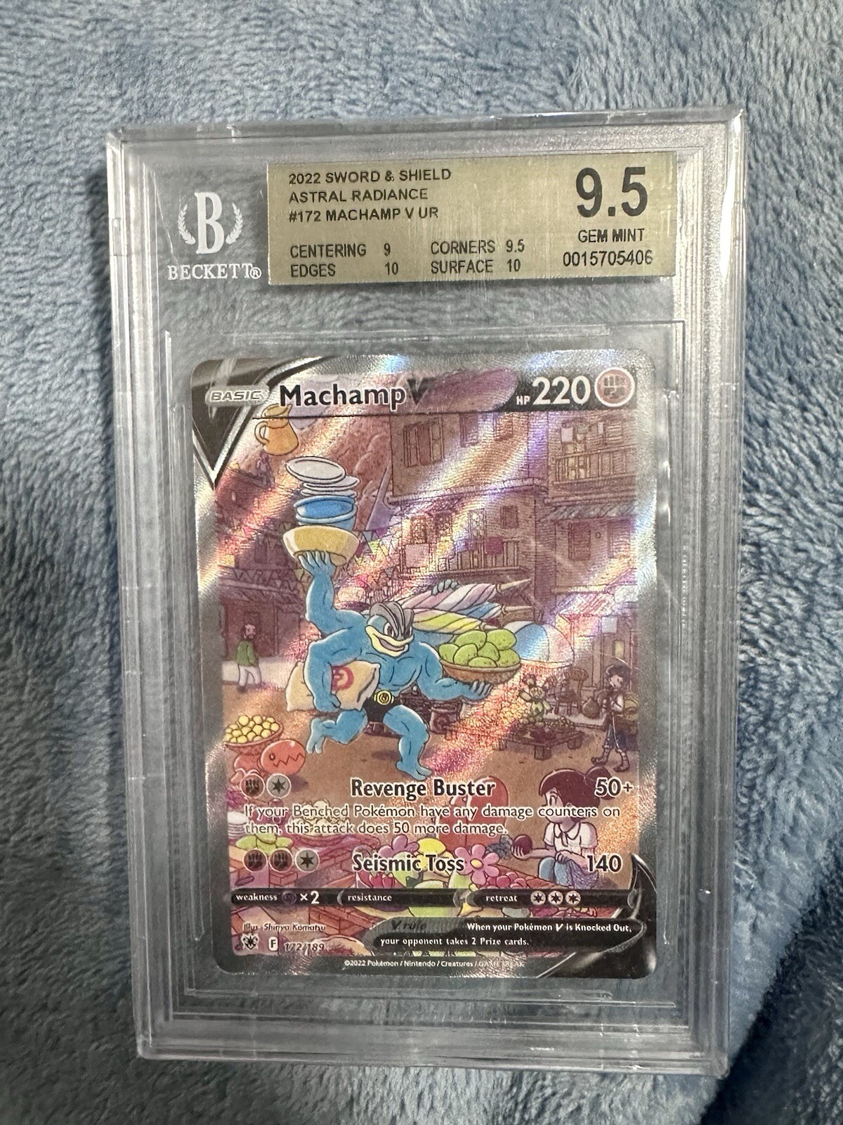 Machamp V 172/189 151 BGS 9.5 Gem Mint (PSA 10) Pokemon SWSH Astral ...