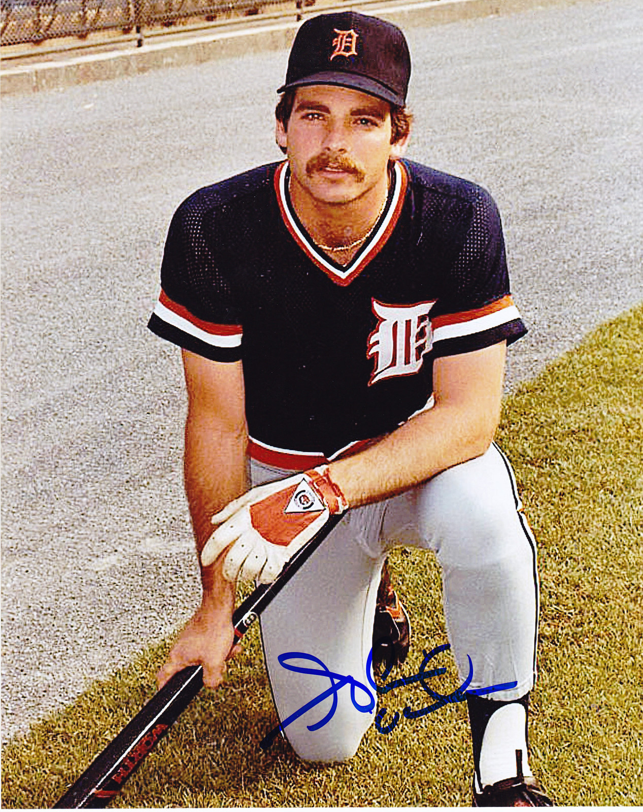 GLENN WILSON DETROIT TIGERS ACTION SIGNED 8x10 | eBay