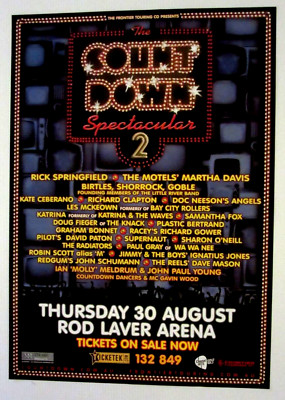 COUNTDOWN SPECTACULAR 2 ORIGINAL CONCERT POSTER | eBay