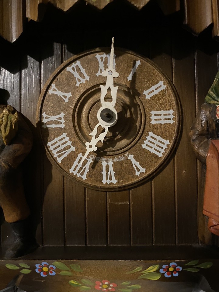 Regula German Cuckoo Clock Fully Functioning Music And Motion. Black ...