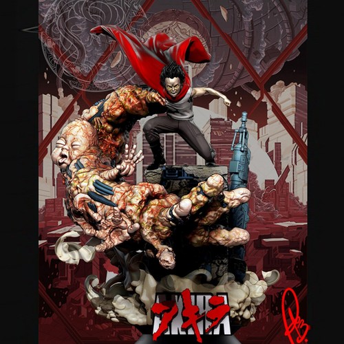 AKIRA Unassembled Unpainted 3D Printing Resin Model Kits Garage Kits ...