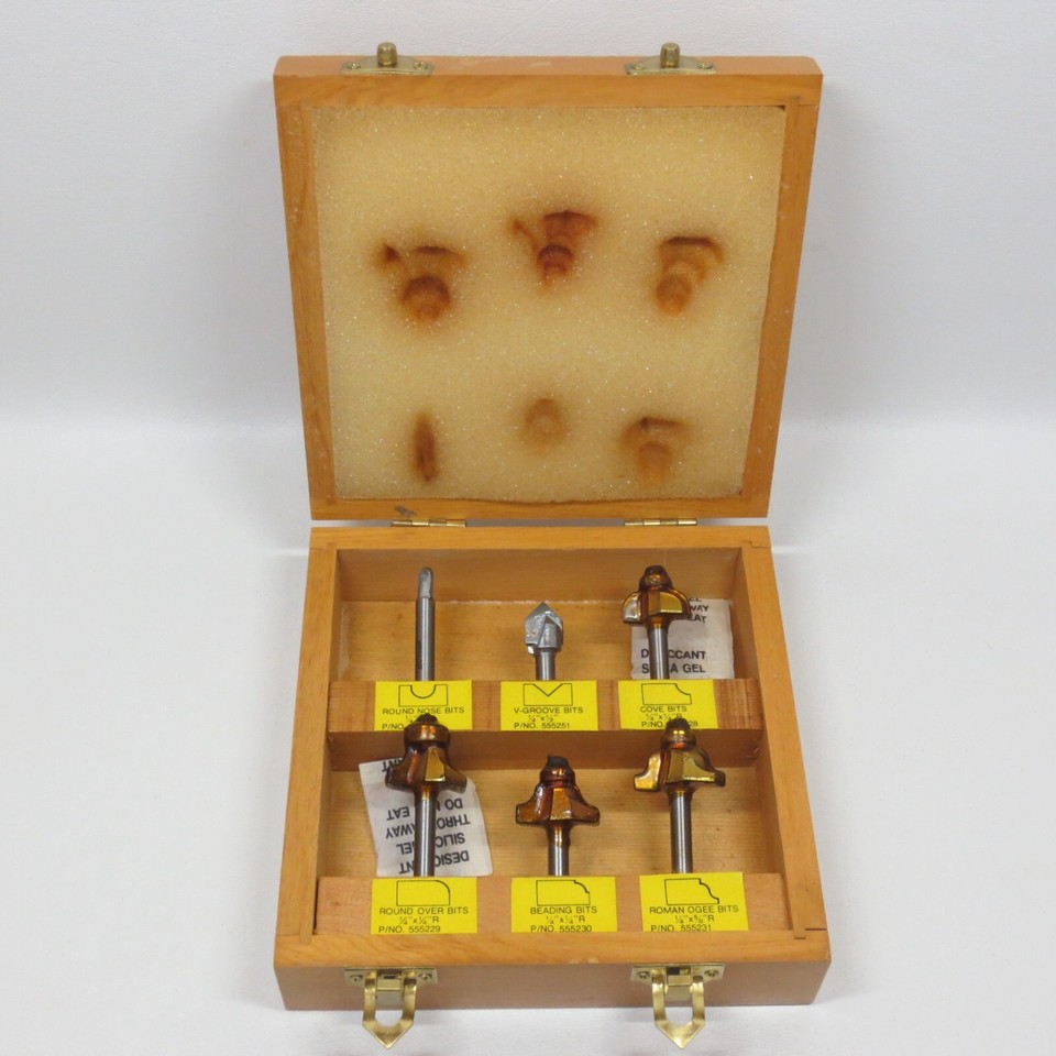 Shopsmith Carbide Router Bit Decorator Set 6-Piece | eBay