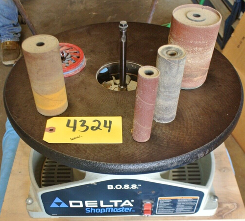 Delta Boss Shopmaster Bench Top Oscillating Drum Spindle Sander ...