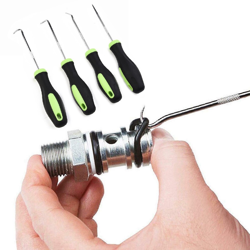 Reliable 4Pcs Car Oil Seal Pullers Gasket O Ring Rubber Remover Pick ...