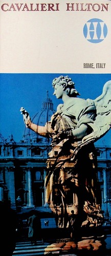 1972 CAVALIERI HILTON ROME ITALY BROCHURE - E11-J | eBay